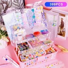 Compre 399pcs / Set Children Art Activity Stickers Diy Lindos Niños ...