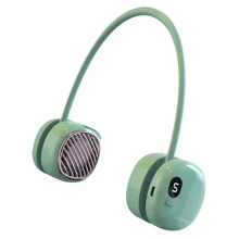 L21 Portable Rechargeable Hanging Neck Mini Cooling Fan 5 Wind Speeds ...