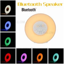 Digital LED Wake Up Light With FM Radio Alarm Clock Bluetooth Speaker ...