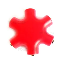 Buy Mini Snowflake 3.5mm 1 to 5 Audio Earphone Splitter Converter ...