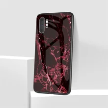 Wholesale Marble Texture Tempered Glass + PC + TPU Hybrid Case for ...