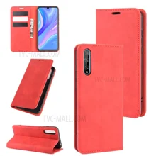 Shop Silky Touch Leather Mobile Phone Cover for Huawei Y8p/Enjoy 10s ...
