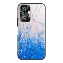 Wholesale Marble Texture Tempered Glass Back + TPU Combo Case for ...