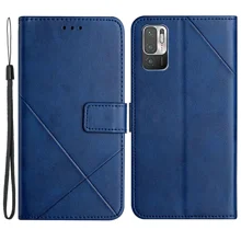 Wholesale Scratch Resistant Solid Color Stripe Leather Phone Case ...