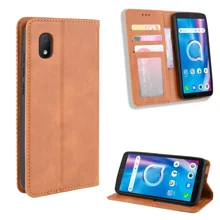 Wholesale Vintage Style Leather Wallet Case for Alcatel 1B (2020) / 1A ...
