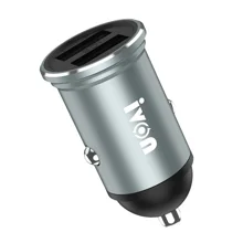 Wholesale Customize IVON CC37 Mini Car Charger Dual Ports Cigarette ...