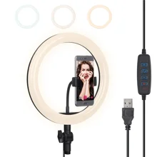 Wholesale 10 inch 26cm LED Ring Light Dimmable 3000K-5000K Studio ...