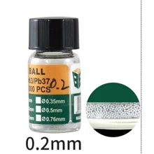 Wholesale 1 Bottle Tin BGA Reballing Soldering Balls for BGA Rework ...