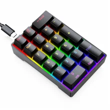 Y-FRUITFUL YF20 Laptop Mechanical Numeric Keypad 20 Keys RGB Backlit ...