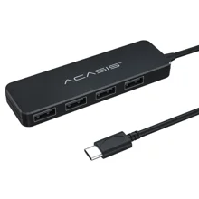 Wholesale ACASIS AC2-L42 0.2m Type-C to 4 USB2.0 Hub Adapter Multi-Port ...