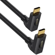 0.3m USB4 Type-C Right Angle to Right Angle Cable Thunderbolt 40Gbps 8K ...