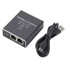 Wholesale RJ45 Gigabit Network Distributor 1000Mbps 1x3 Splitter for PC ...