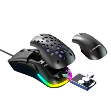 Y-fruitful M88 RGB Wired Gaming Mouse Ultraleicht Veränderbare ...