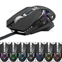 Compre GM98 Mechinic USB Gaming Mouse 7-telha Programável Opticy Wided ...