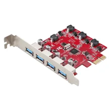 Wholesale TXB006 PCI-E to 4 X USB 3.0 Adapter Card Desktop Computer ...
