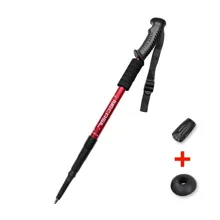 Wholesale NECASIL G103 Aluminum Alloy Climbing Walking Stick 4 Sections ...