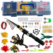 Wholesale Fishing Rod Combo Set 2.1m Telescopic Glass Fiber Rod 3000 ...