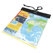 AYXSEE Outdoor Waterproof Camping Hiking Map Bag Transparent PVC Map ...