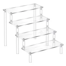 Wholesale 4 Tier 30cm Acrylic Display Stand for Figurines Jewelry ...