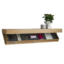 Wall Mount Floating Shelf Hidden Storage Box Secret Compartment ...