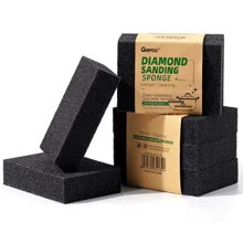 3Pcs Kitchen Cleaning Sponge Silicon Carbide Rust Removal Scrubber ...