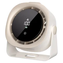 Wholesale 3 Speeds Adjustable Desk Turbo Fan Rechargeable Touch Screen ...