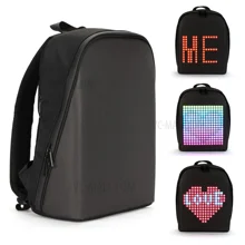 LED Display Screen Dynamic Backpack Walking Advertising Light Bag ...