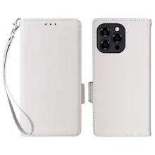 For Doogee Note 58 Pro / Note 58 Case with Wrist Strap Litchi Texture ...