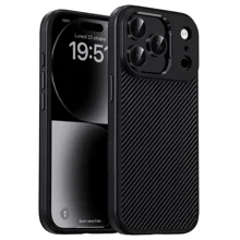 IPAKY For iPhone 17 Pro Max TPU Case Carbon Fiber Texture Phone Cover ...