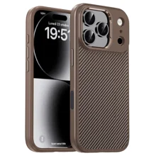 IPAKY For iPhone 17 Pro Max TPU Case Carbon Fiber Texture Phone Cover ...