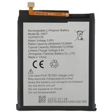 Vente en gros Pour Tecno Phantom 9 / Camon 12 Pro 3.85V 3400mAh ...
