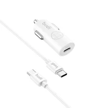 Wholesale BUDI CC062TTTW USB-C 33W Car Charger Set with 1.2m 60W Type-C ...