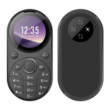 SERVO i15 Mini Dual SIM Miniature Circular 2G Feature Phone - Black ...