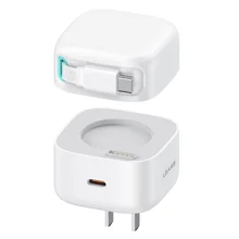 Wholesale USAMS US-CC205 PD 35W GaN Fast Cahrger Dual USB-C Port Power ...