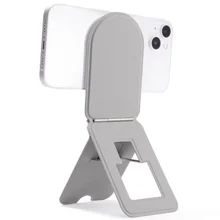 Wholesale Magnetic Phone Stand Desktop Folding Phone Holder - Grey ...