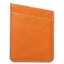 Wholesale MRC010 Adhesive Phone Back Card Holder Diagonal PU Leather ...