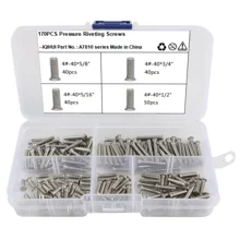 Wholesale A7810 170Pcs 304 Stainless Steel Pressure Riveting Screws ...