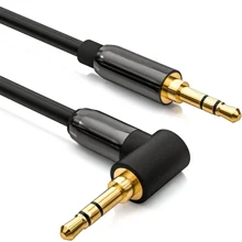 Wholesale 1.5m Tear-resistant PVC Shell AUX Line L-Shaped Angled 3.5mm ...