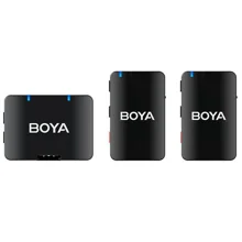 BOYA Live Broadcast Wireless Lavalier Microphone Noise Reduction Mic, 2 ...