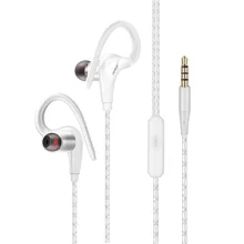 FONGE S760 3.5mm Wired Sport Headset Earhook Wire Control Music Calling ...