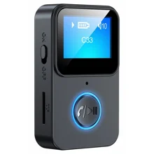C33 Bluetooth -adapter Wireless Tragbarer Audioempfänger LCD ...