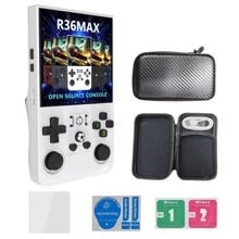 Wholesale R36 Max Open Source Handheld Game Console GBA Arcade Classic Game Machine with 64G ...