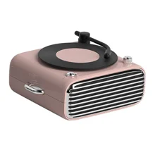 Wholesale Phonograph Style Mini Bluetooth-compatible Speaker Home Bass ...