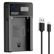 Wholesale NEEWER NW-USBF550 LCD Smart Battery Charger for Sony NP-F550 ...