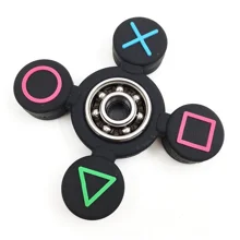 Geometric Pattern Silicone Quadrangle Fingertip Gyroscope Hand Spinner ...