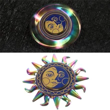 Sun God Design Round Fidget Spinner Fingertip Focus Gyro for Kids and ...