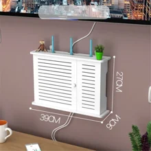 Wholesale WiFi Router Cable Wire Storage Box Wall Mount Shelf Storage ...