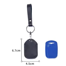 Wholesale Leather Sleeve Holder Cover for RFID Key Fob Proximity ID ...
