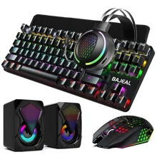 Wholesale T500 5 in 1 RGB Gaming Keyboard Mouse Handset Speaker Kit ...