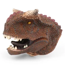 Kids Puppet Toy Dinosaur Hand Puppet Animal Head Toy - Carnotaurus ...